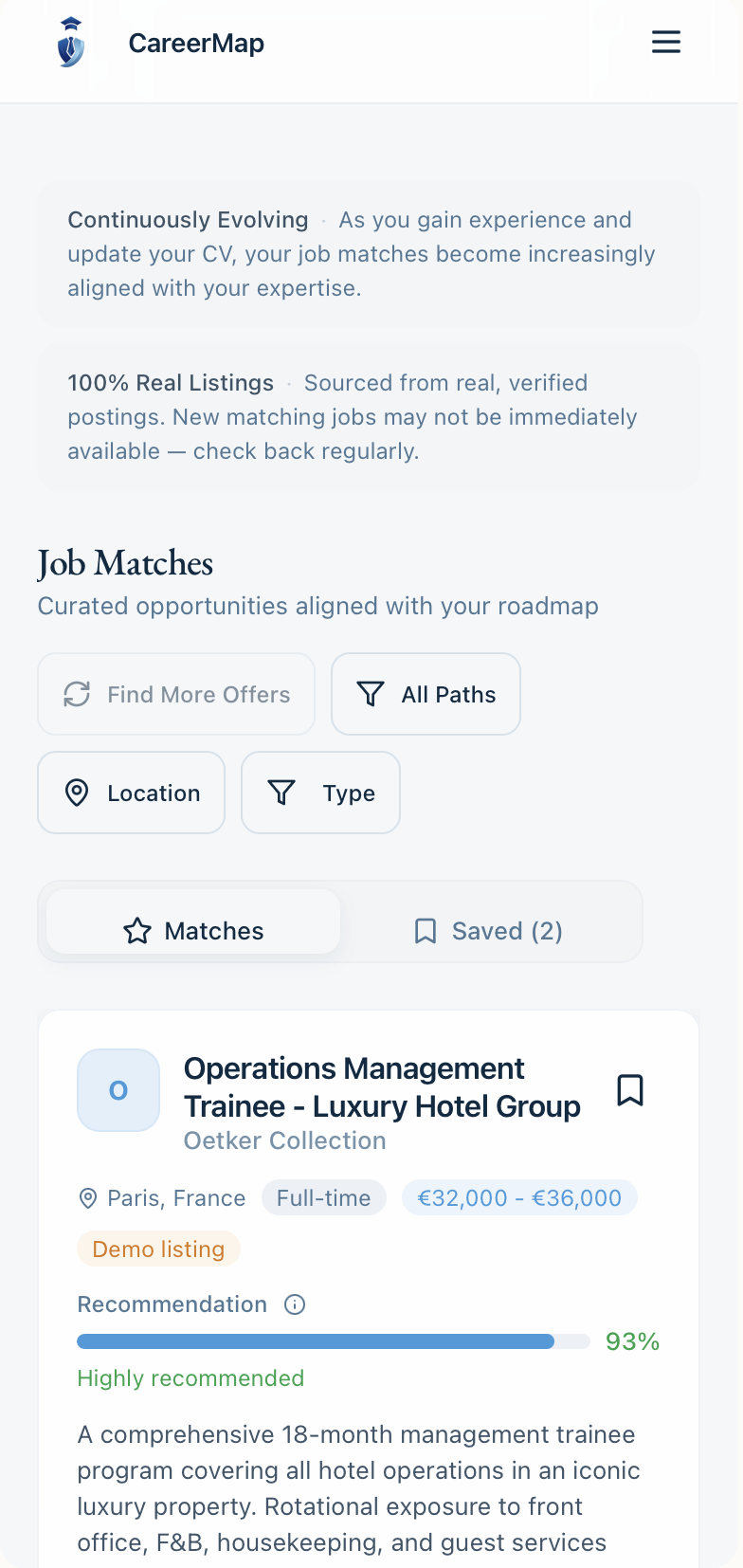CareerMap - Your Personalized Career Roadmap